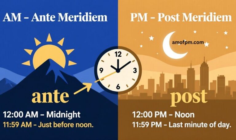 AM of PM: The Simple Guide to Telling Time Correctly